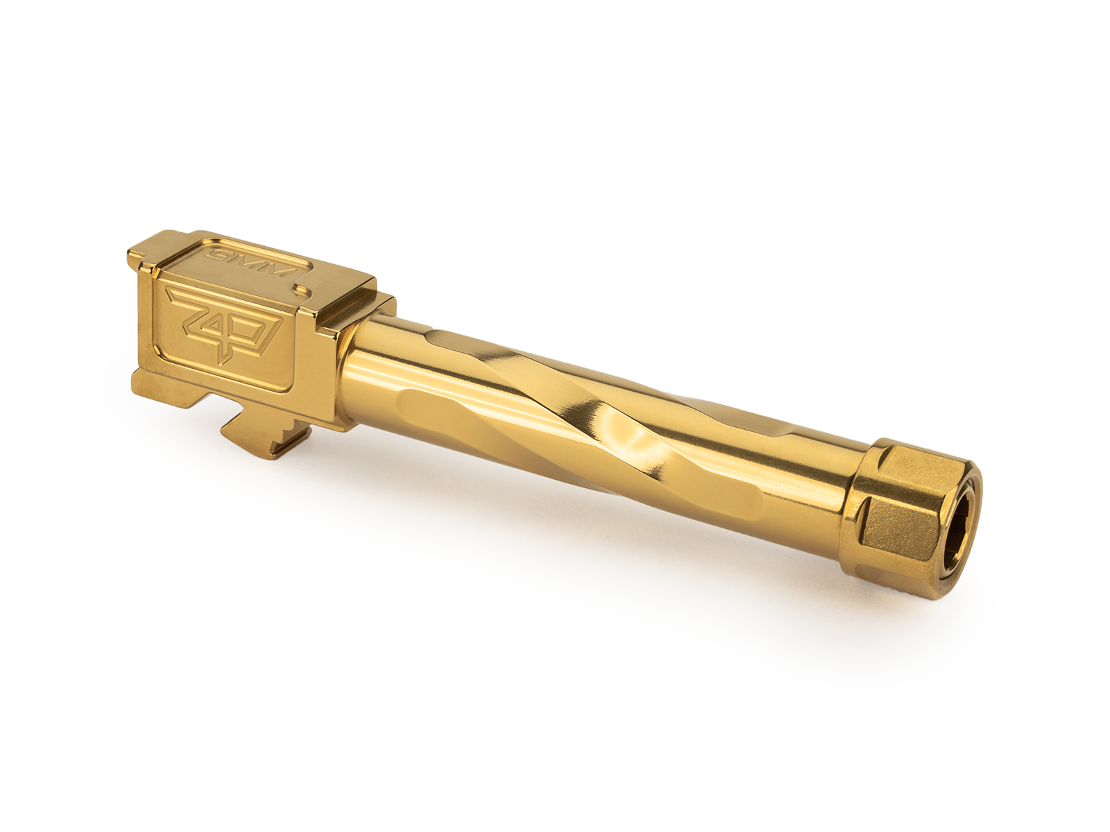 Glock 19 Barrel - Threaded - TiN (Gold) | Zaffiri Precision