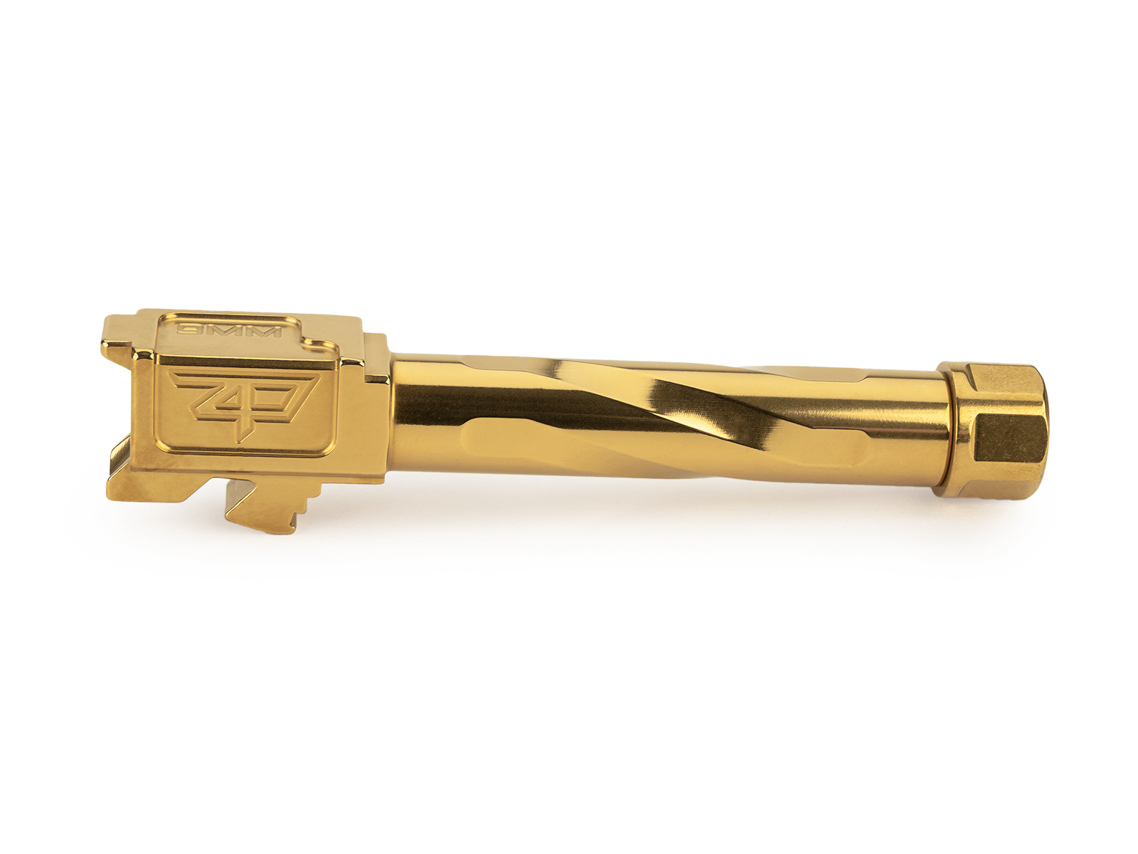 Glock 19 Barrel - Threaded - TiN (Gold) | Zaffiri Precision