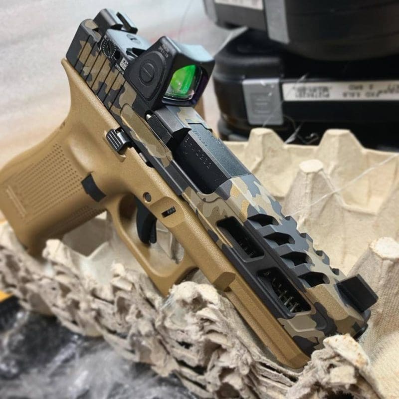 ZP Blowhole Compensator for Glock 43 / 43X / 48 - Black Nitride - Zaffiri Precision