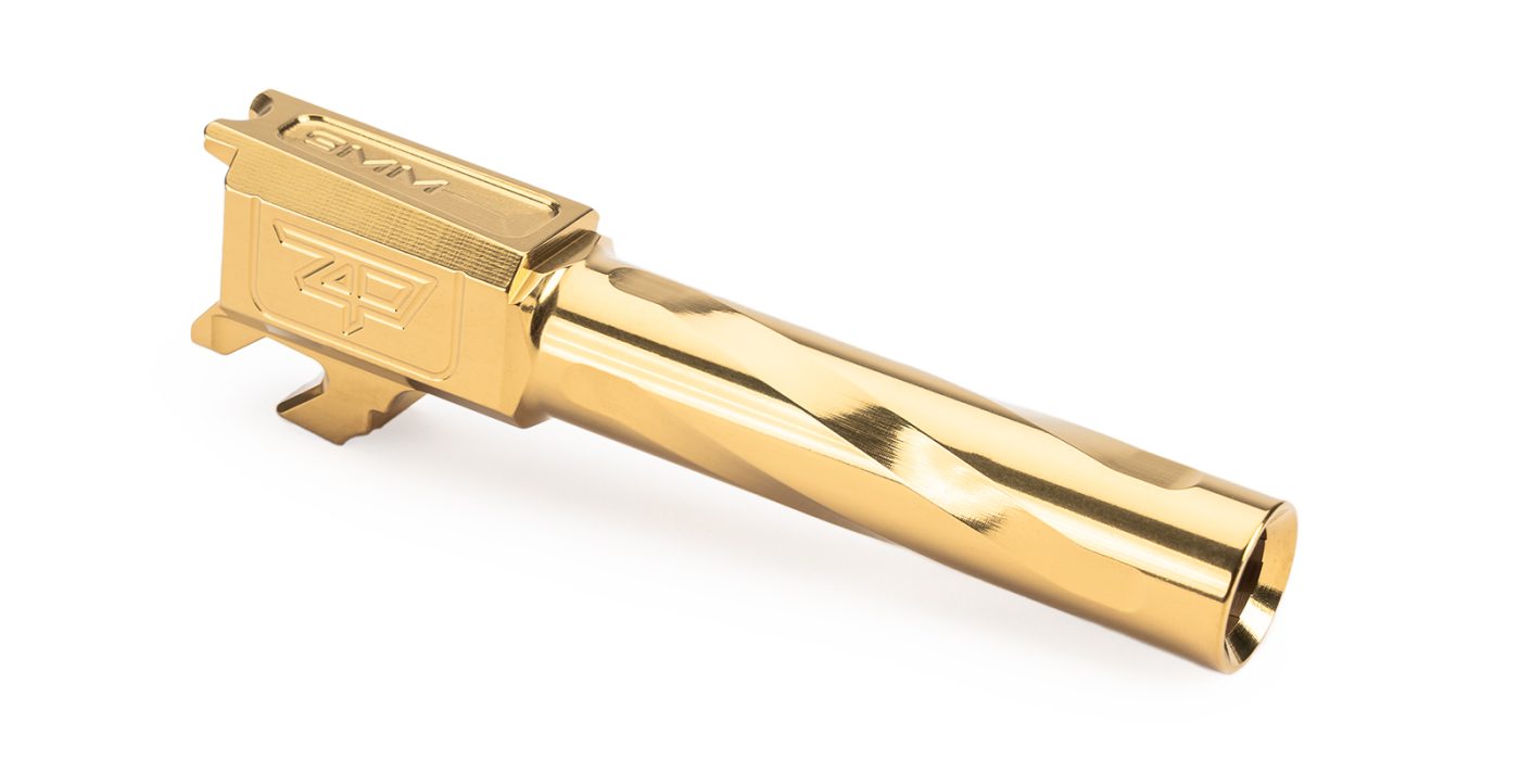Zaffiri Precision - Hellcat Pro Barrel - Flush and Crown - TiN (Gold)