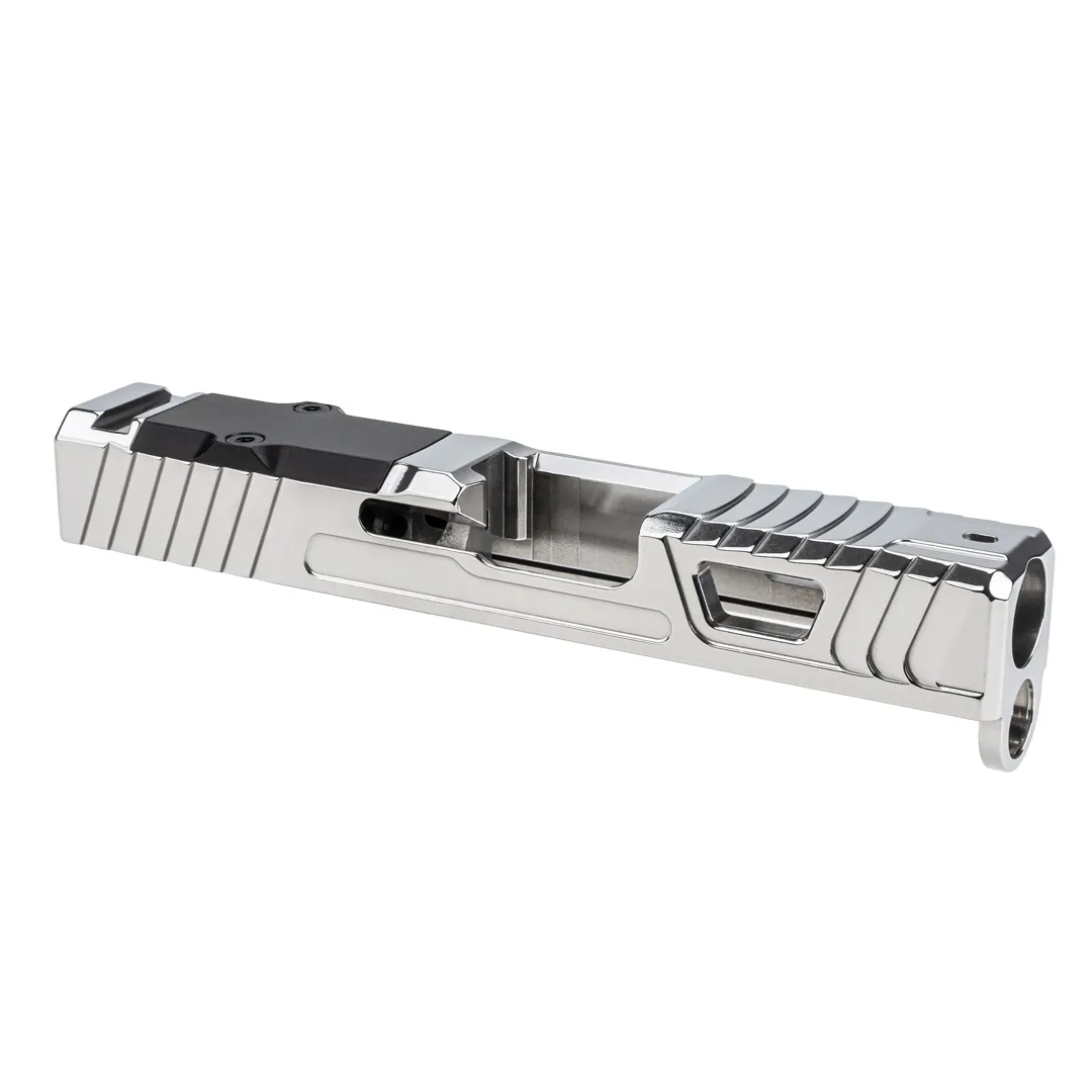 FMS-26 SLIDE for Glock 26 - Polished Stainless - Zaffiri Precision