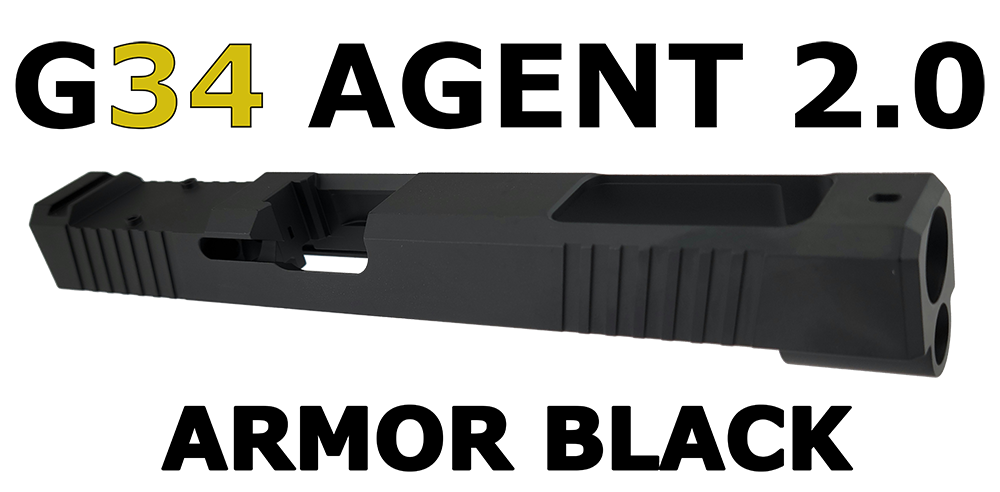 AGENT 2.0-34 SLIDE for Glock 34 - Black - Zaffiri Precision