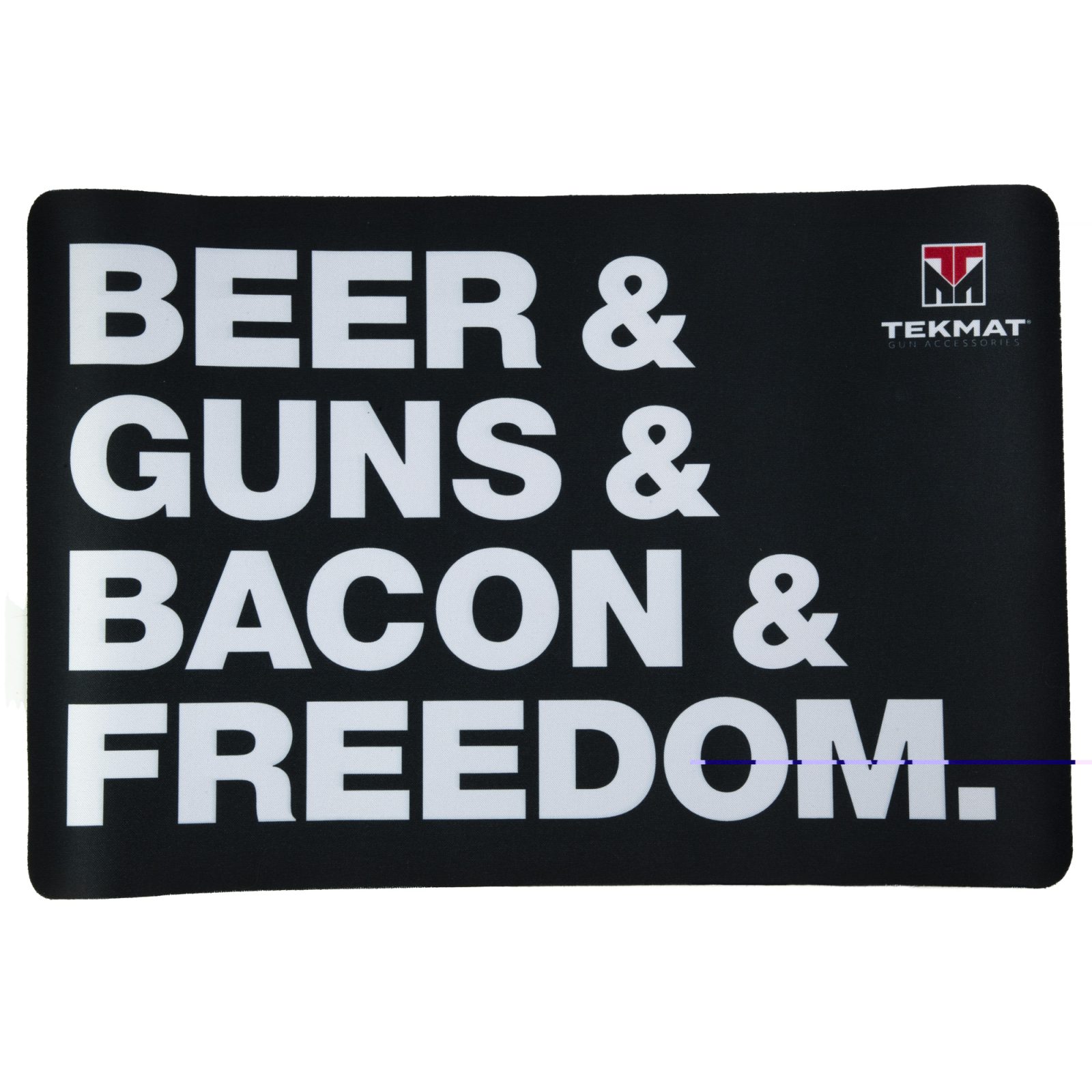 Tekmat Beer-Guns-Bacon-Freedom Pistol Mat