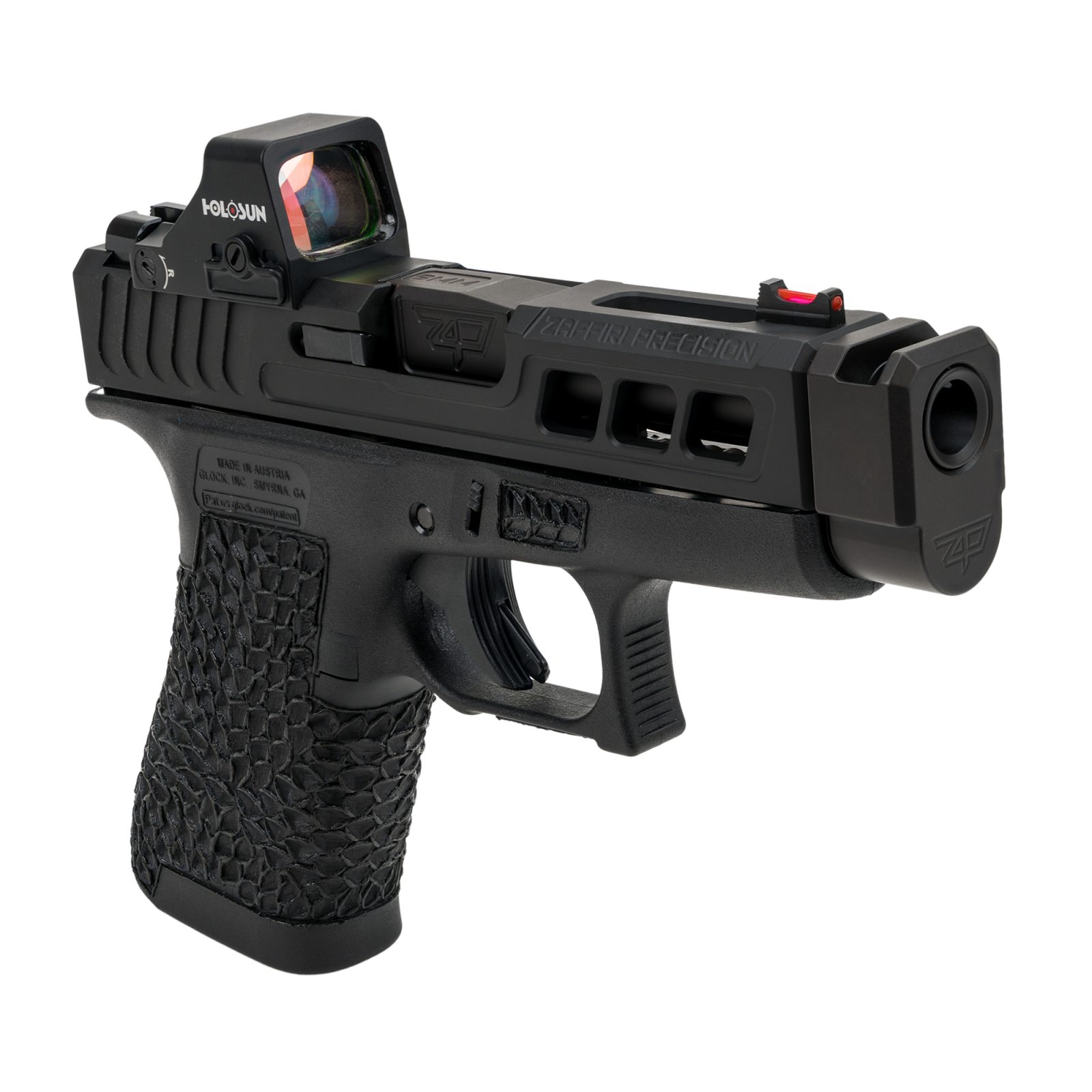 ZP Threadless Compensator for Glock 43/43X - Black Nitride - Zaffiri ...