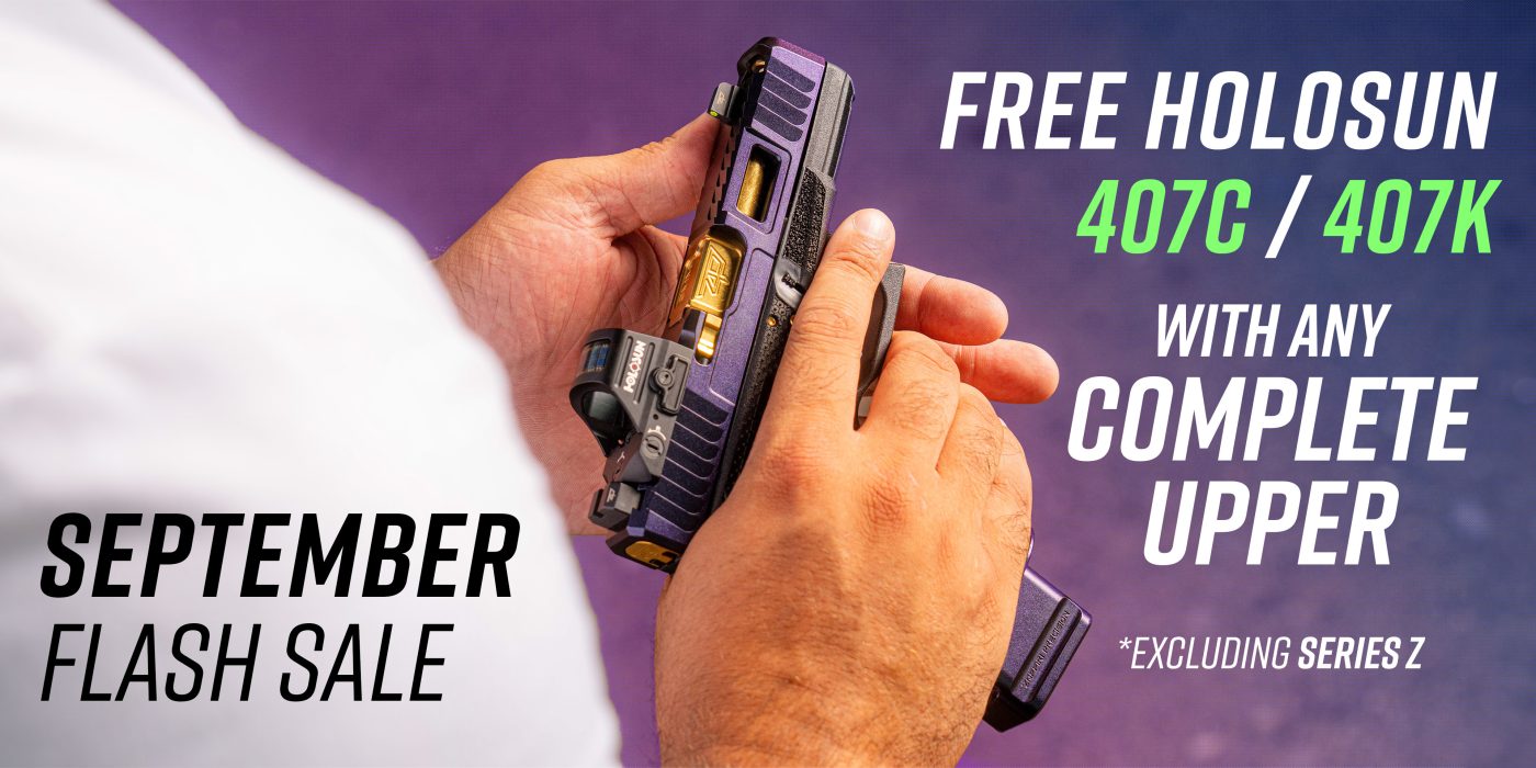 September Flash Sale - Zaffiri Precision